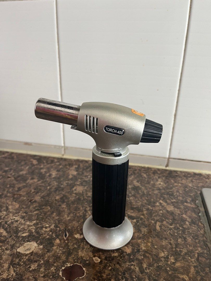Torch gas gun for cooking with 3 refills, TV & Home Appliances, Kitchen ...