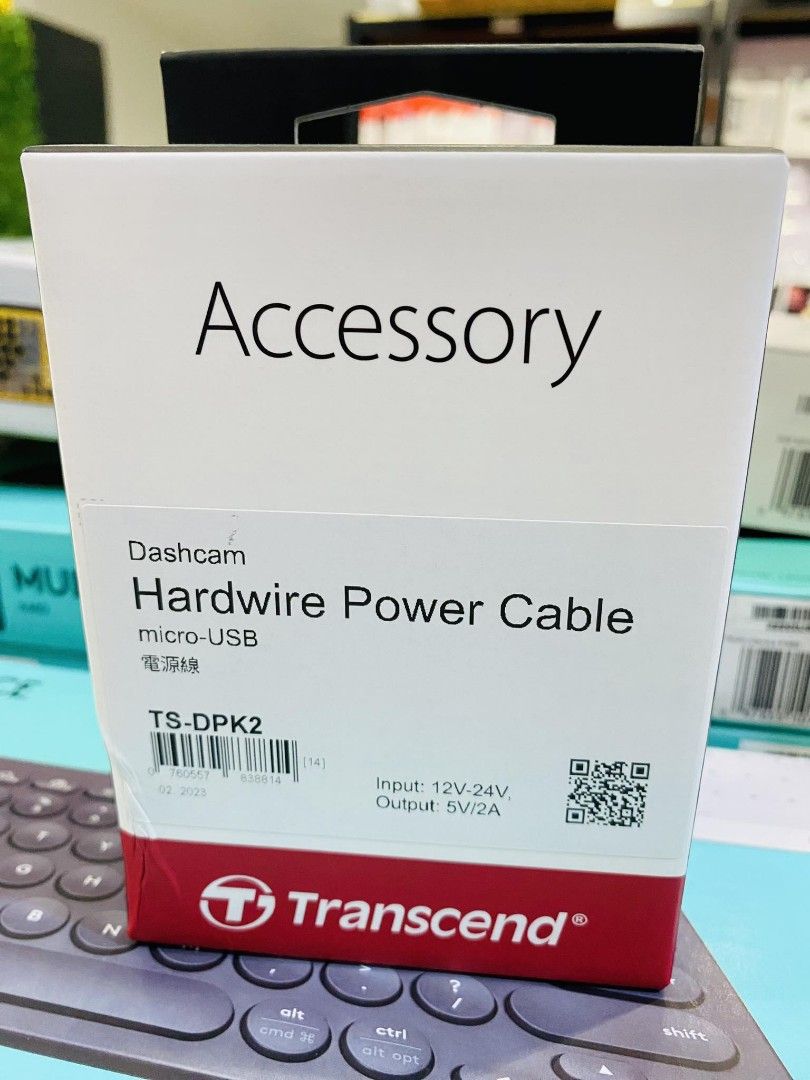 ⚡Transcend Dashcam Hardwire Kit Cable Micro USB TS-DPK2 on Carousell