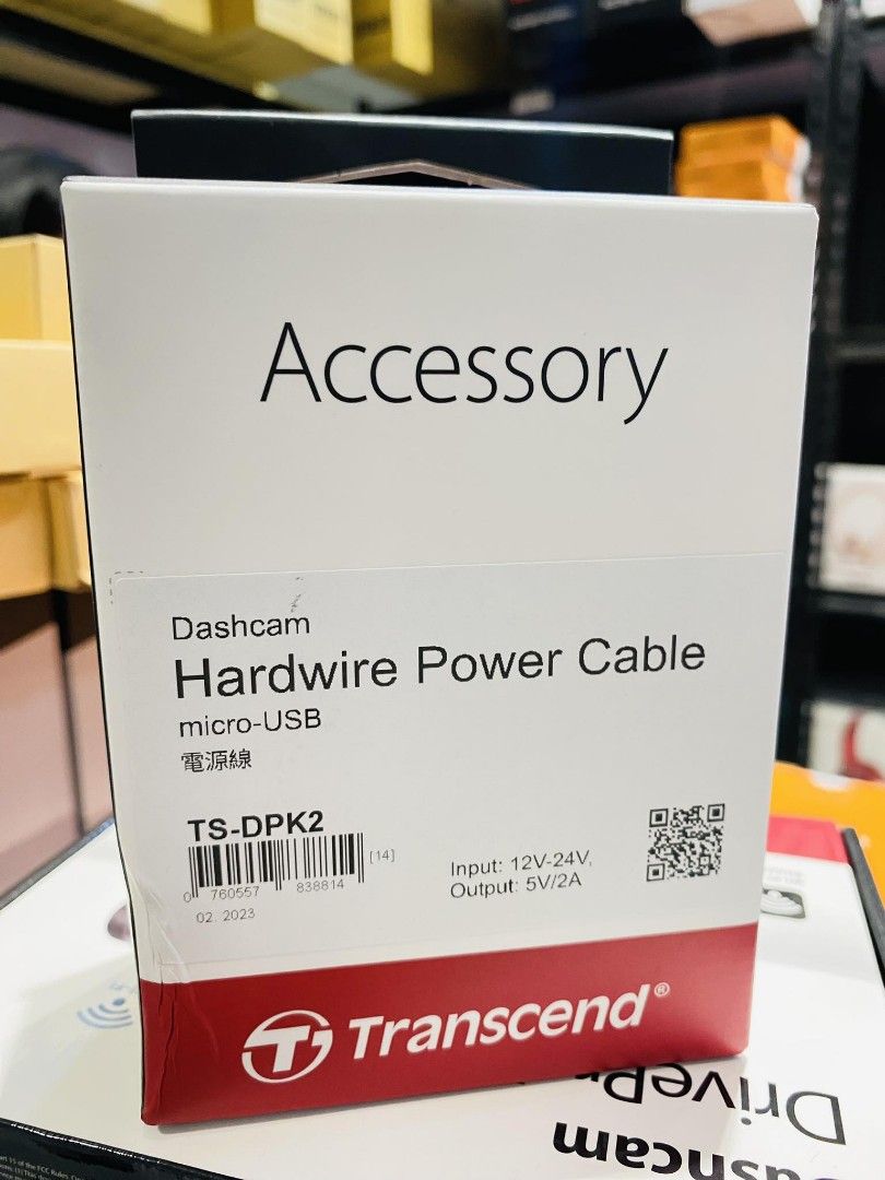 Transcend Dashcam Hardwire Kit Cable Micro USB TS-DPK2, Computers & Tech, Parts & Accessories ...