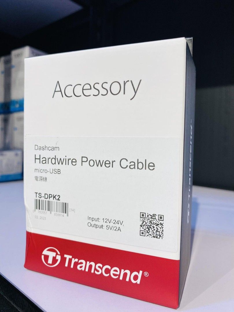 Transcend Dashcam Hardwire Kit Cable Micro USB TS-DPK2, Computers & Tech, Parts & Accessories ...