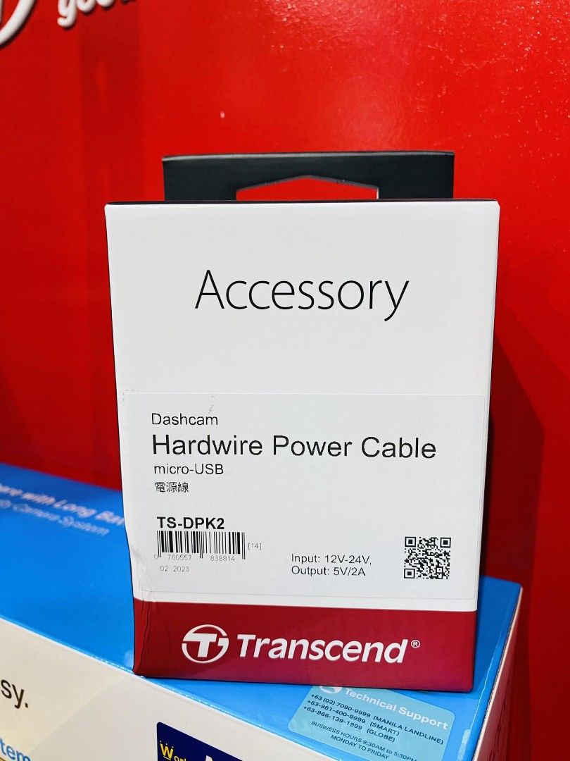 Transcend Dashcam Hardwire Kit Cable Micro USB TS-DPK2, Computers ...