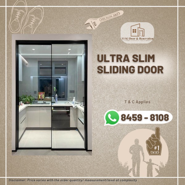 Ultra Slim Sliding Door, Furniture & Home Living, Security & Locks ...