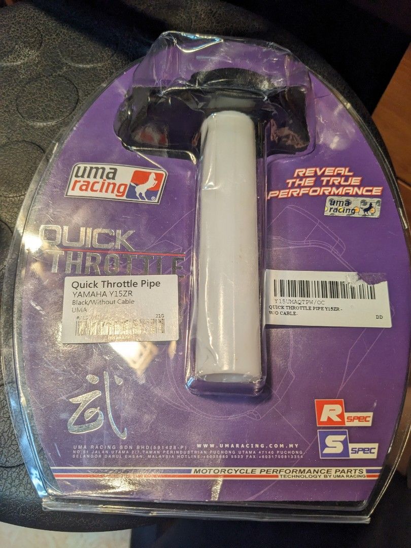 Uma racing quick throttle, Motorcycles, Motorcycle Accessories on Carousell