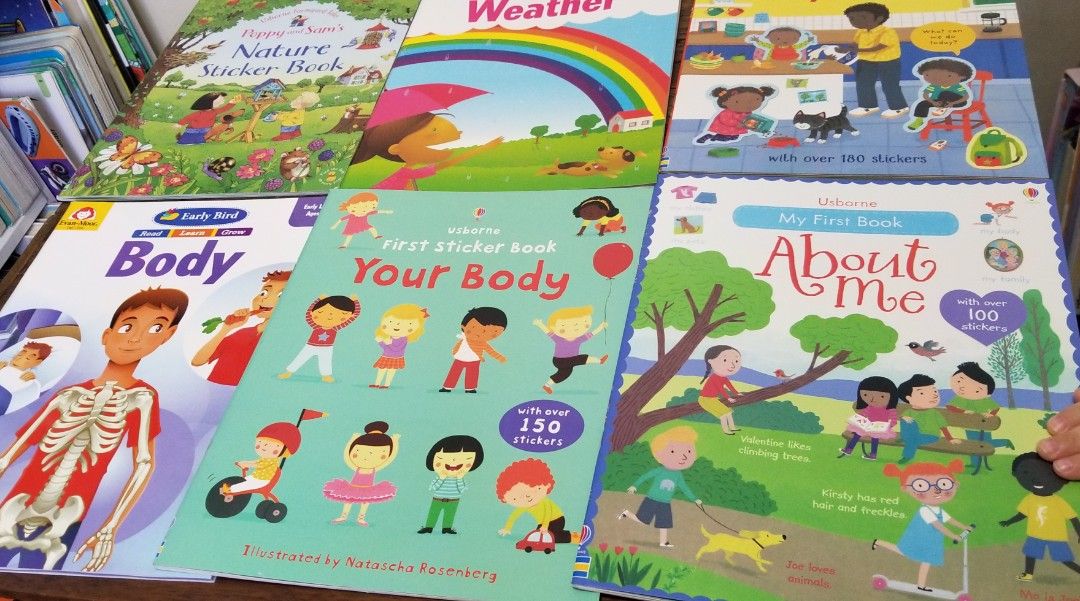 Usborne My First Book Series - About Me Preschool Activity Workbook on Carousell