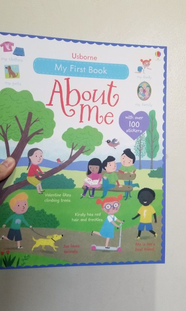 Usborne My First Book Series - About Me Preschool Activity Workbook on ...