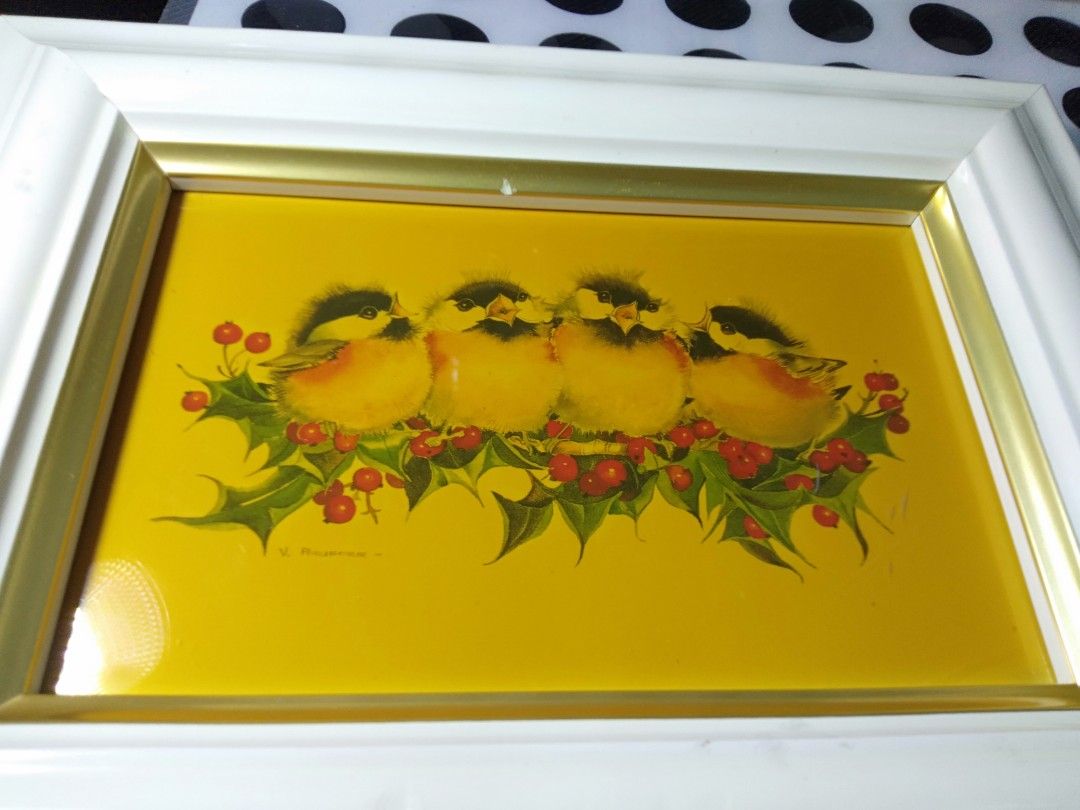 Valerie Pfeiffer's " Sitting Pretty Birds ' Watercolor Artwork In ...