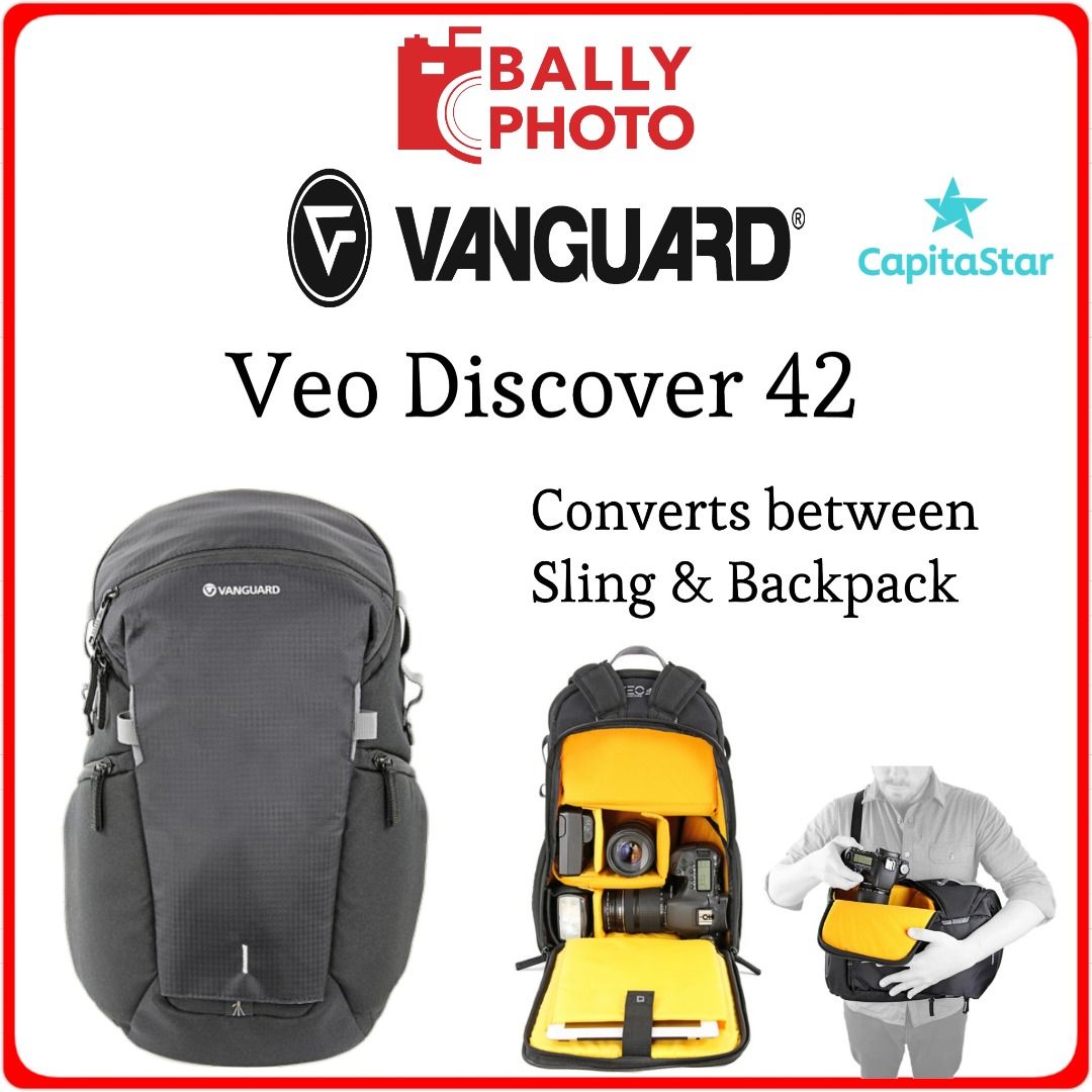 Vanguard Veo Discover 42 Camera Backpack, Photography, Photography ...