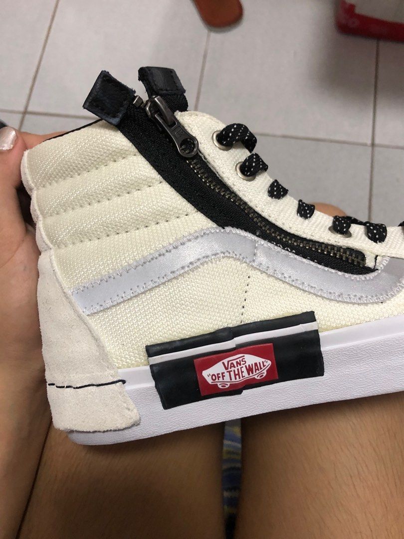 Vans Sk8-Hi Reissue CAP Off White Reflective on Carousell