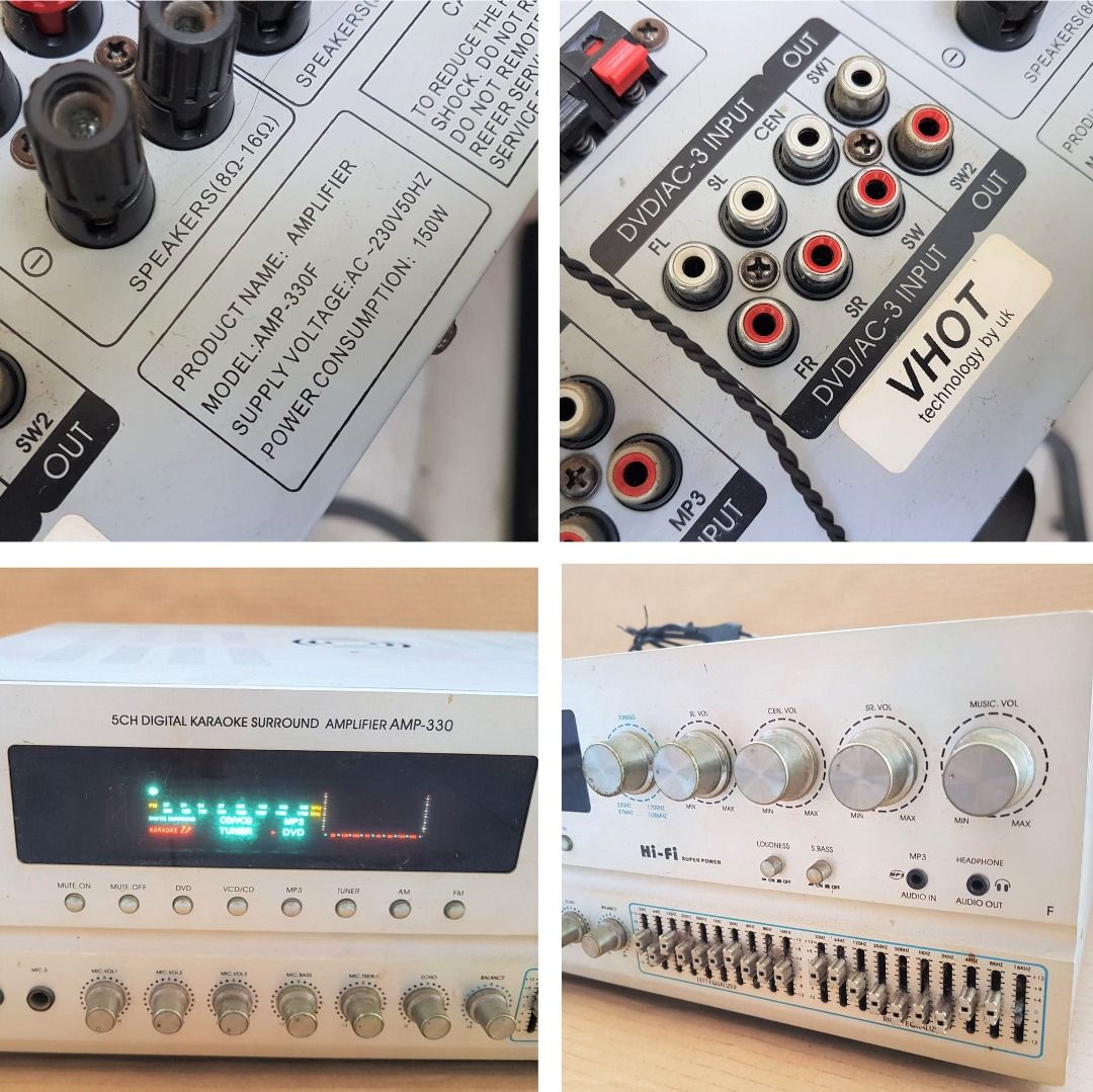 V-HOT Power Amplifier, AMP 330, VHOT Technology, United Kingdom, 200 ...