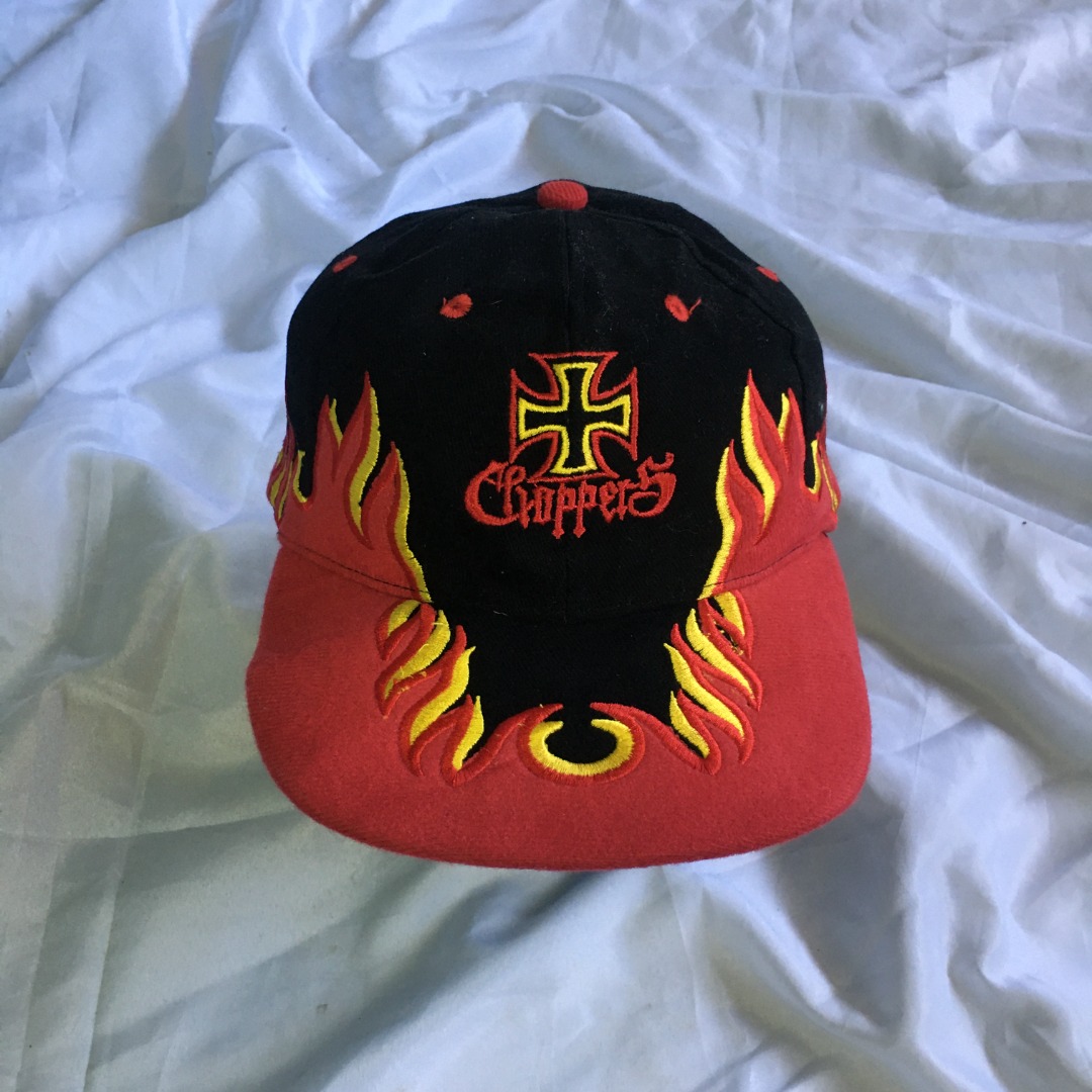 Vintage Choppers Dad Flame Hat on Carousell