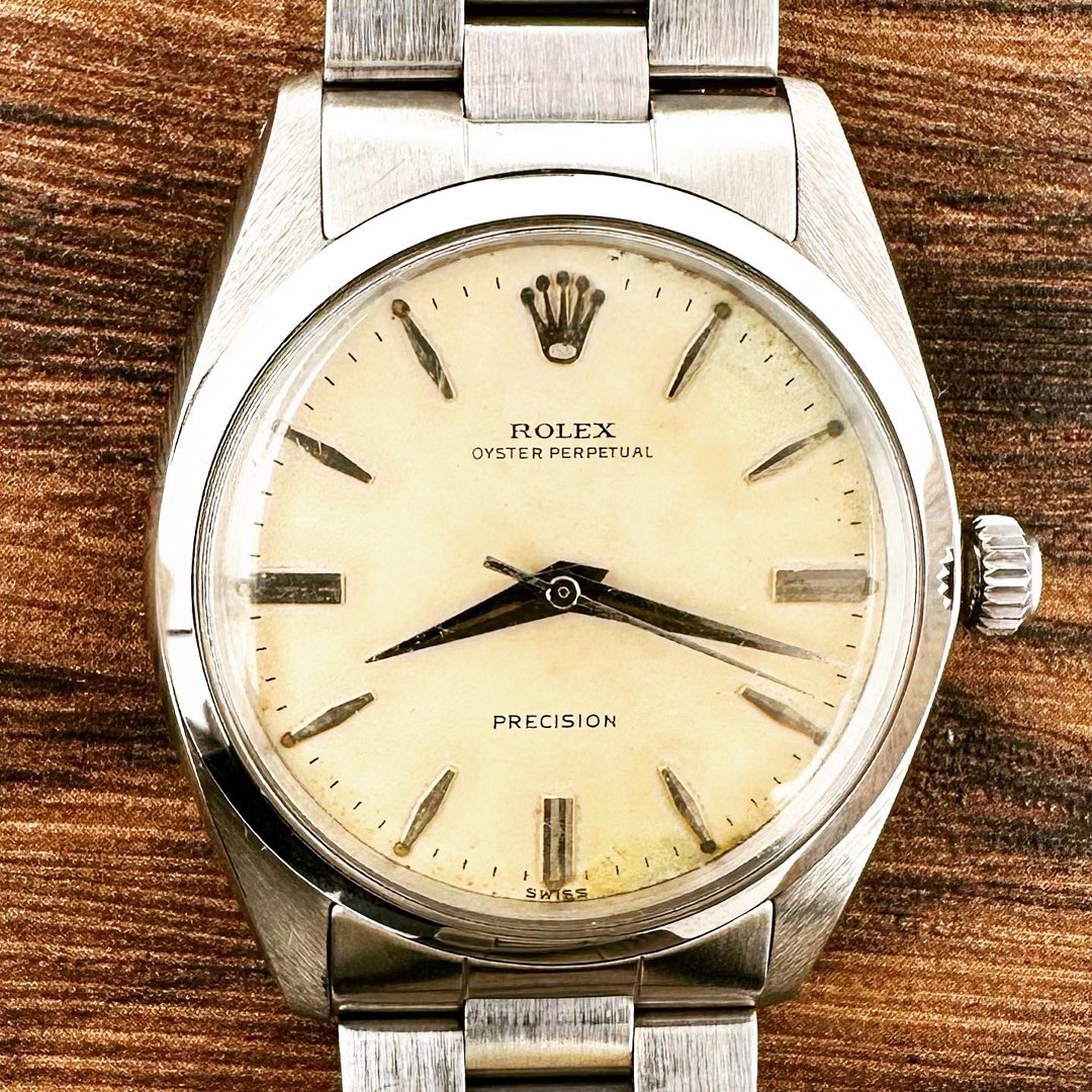 Vintage Rolex Oyster Perpetual Ref.6558, 名牌, 手錶 - Carousell