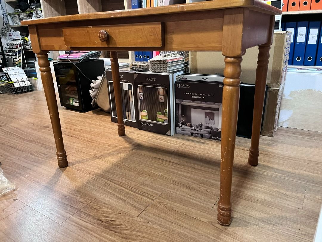 Vintage Study table, Furniture & Home Living, Furniture, Tables & Sets ...