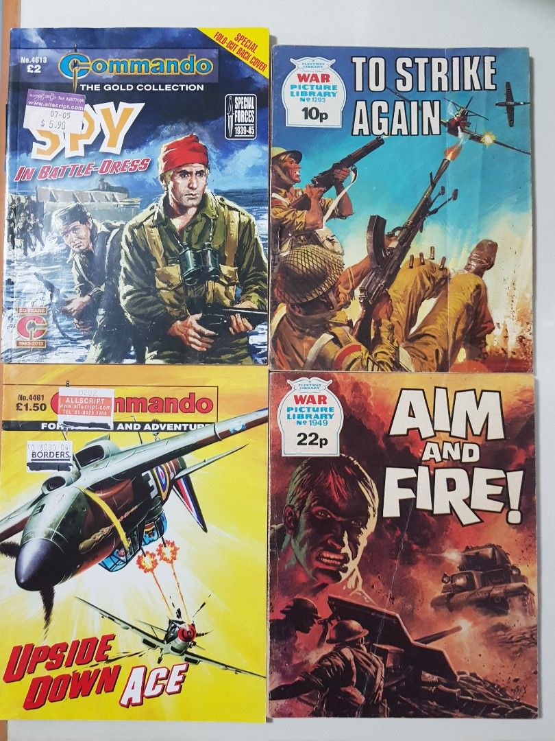 Vintage war picture library comics, Hobbies & Toys, Books & Magazines ...