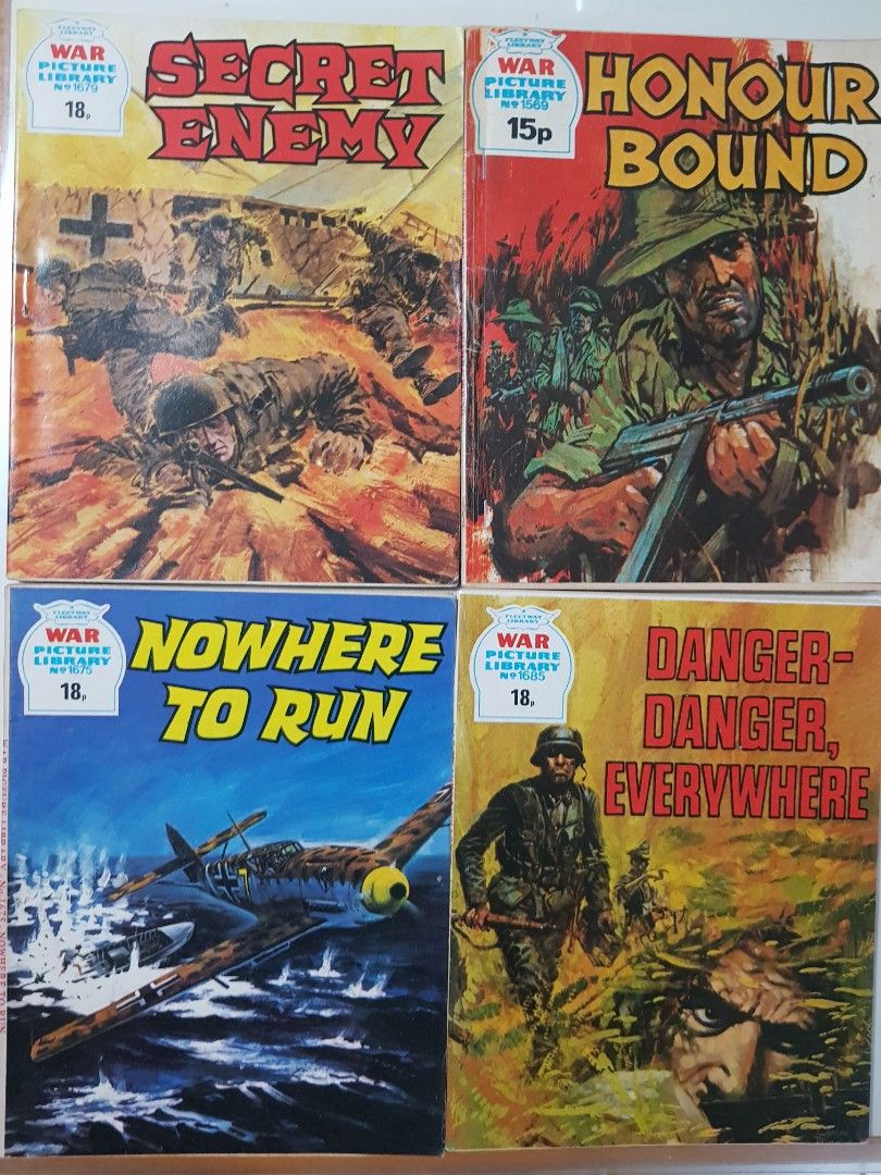 Vintage war picture library comics, Hobbies & Toys, Books & Magazines ...