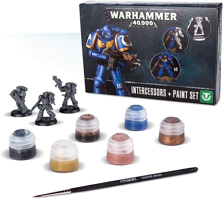 Warhammer 40k Intercessor + Paint set, Hobbies & Toys, Toys & Games on ...