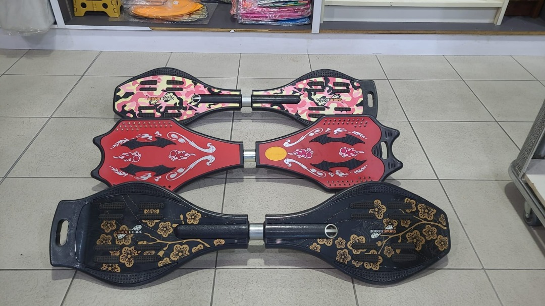 Wave Board (Red), Sports Equipment, Sports & Games, Skates ...