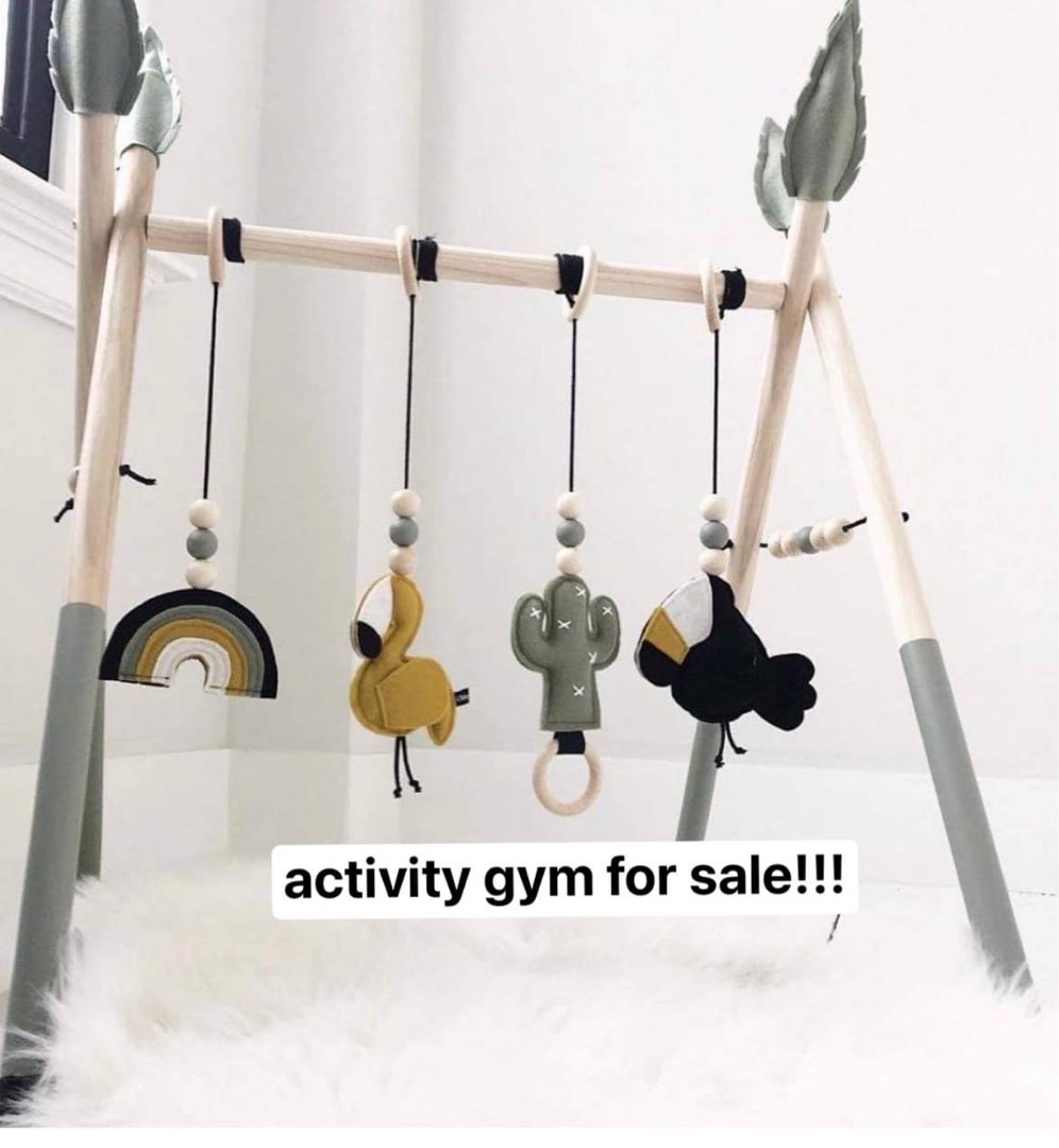 wooden activity gym!, Babies & Kids, Infant Playtime on Carousell