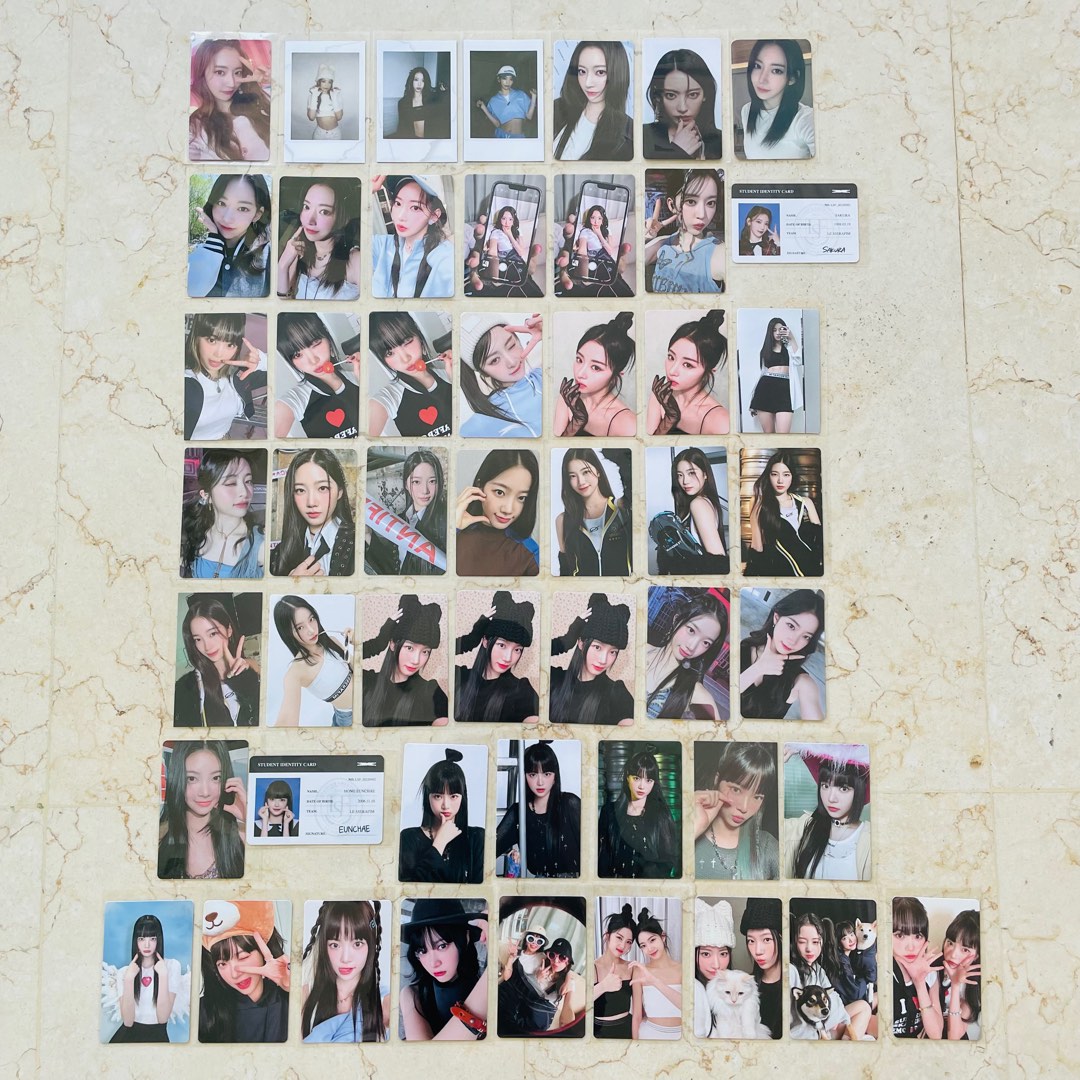 wts le sserafim lesserafim pcs (sakura chaewon yunjin kazuha eunchae ...