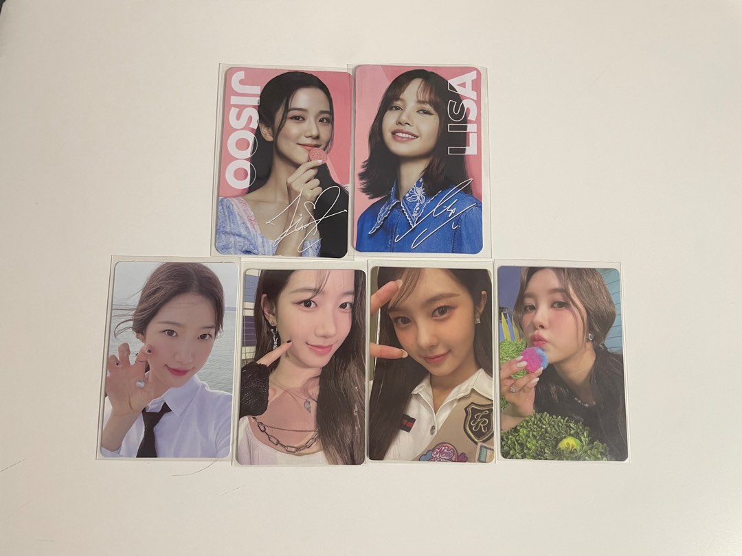 wts wtt blackpink oreo jennie rose lesserafim yunjin sakura ive ...