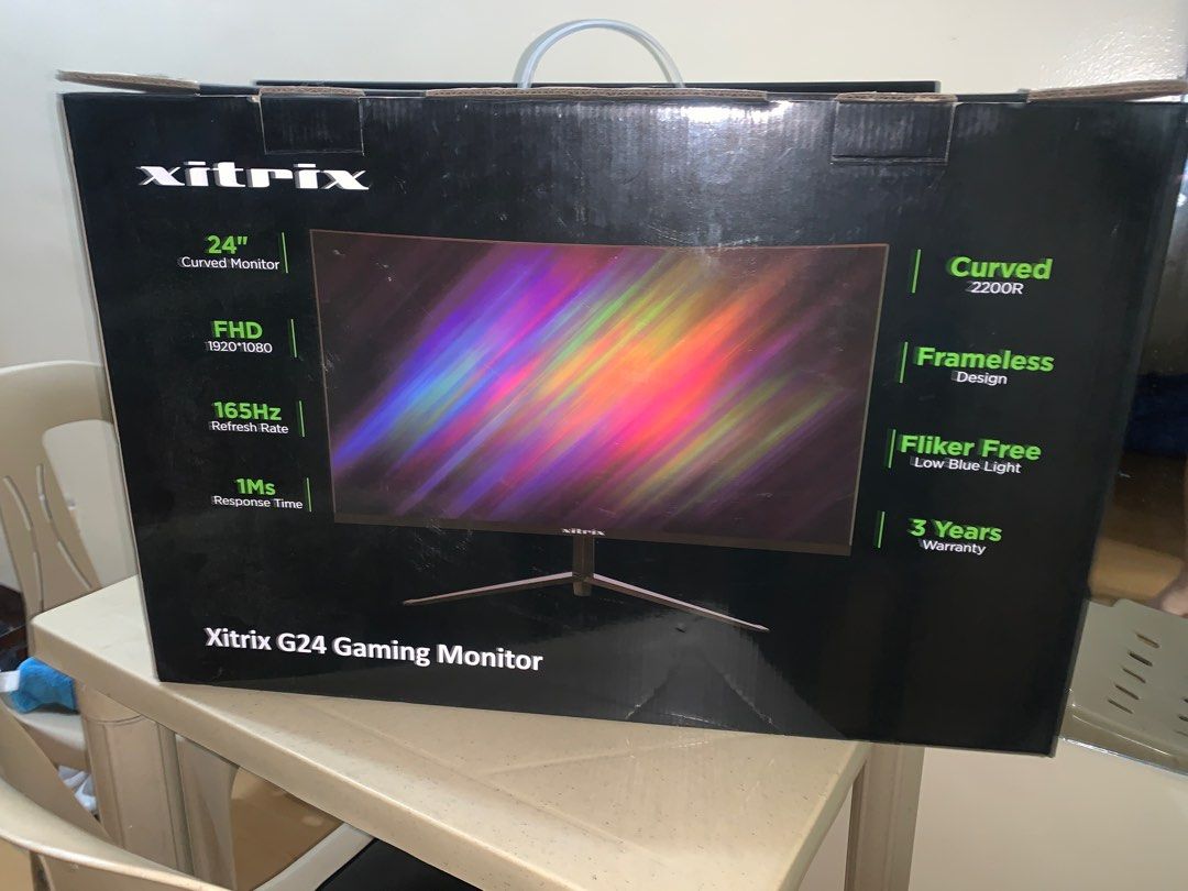 XITRIX CURVED MONITOR SCREEN with BOX, Computers & Tech, Parts ...