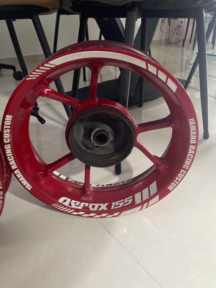 Yamaha Aerox original perfect condition rims for sale., Motorcycles ...