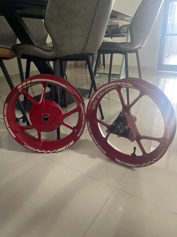 Yamaha Aerox original perfect condition rims for sale., Motorcycles ...
