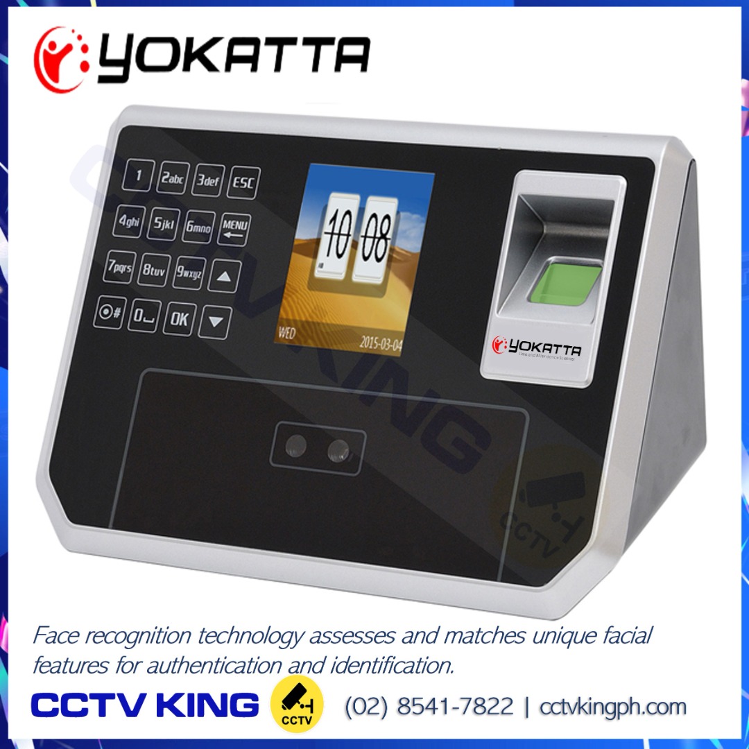 YOKATTA FACE ID RECOGNITION , FINGER PRINT TIME RECORDER (FX-600 ...