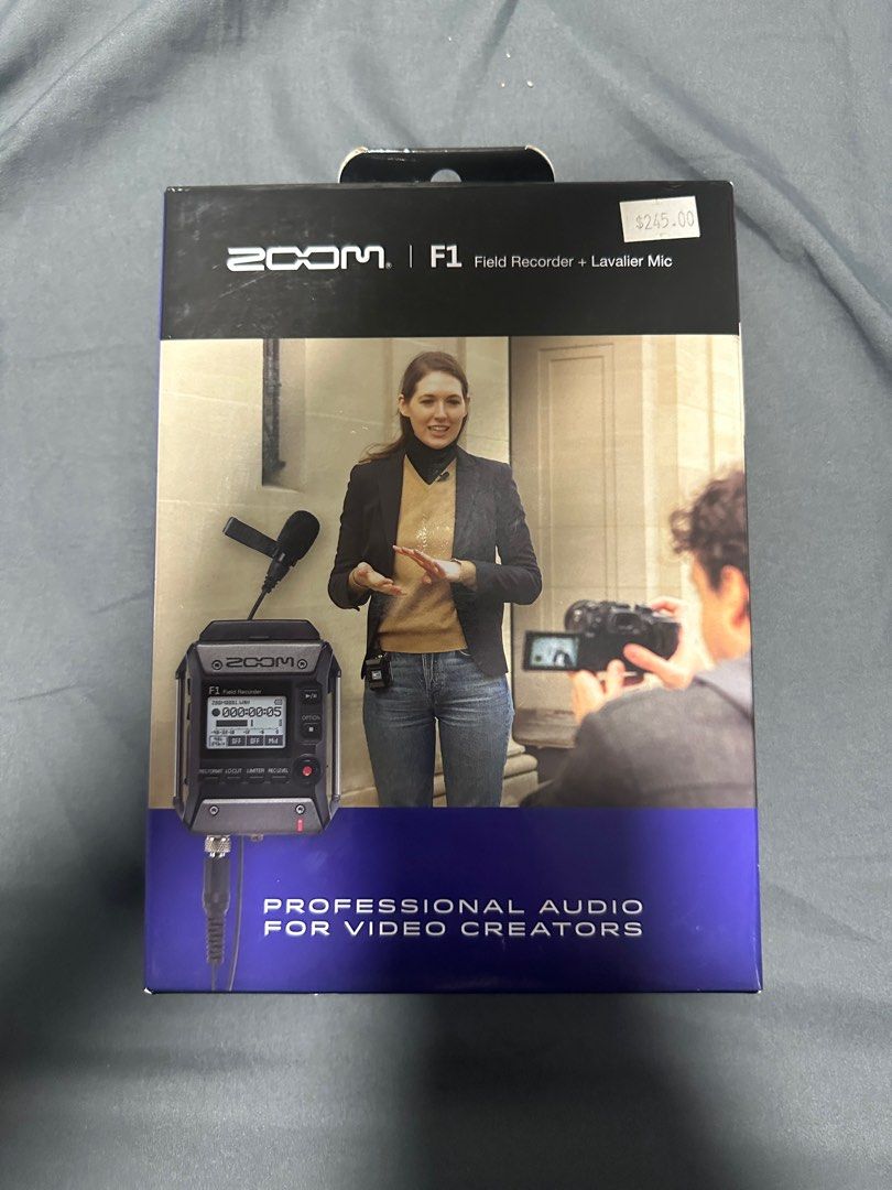 Zoom F1 field recorder, Audio, Microphones on Carousell