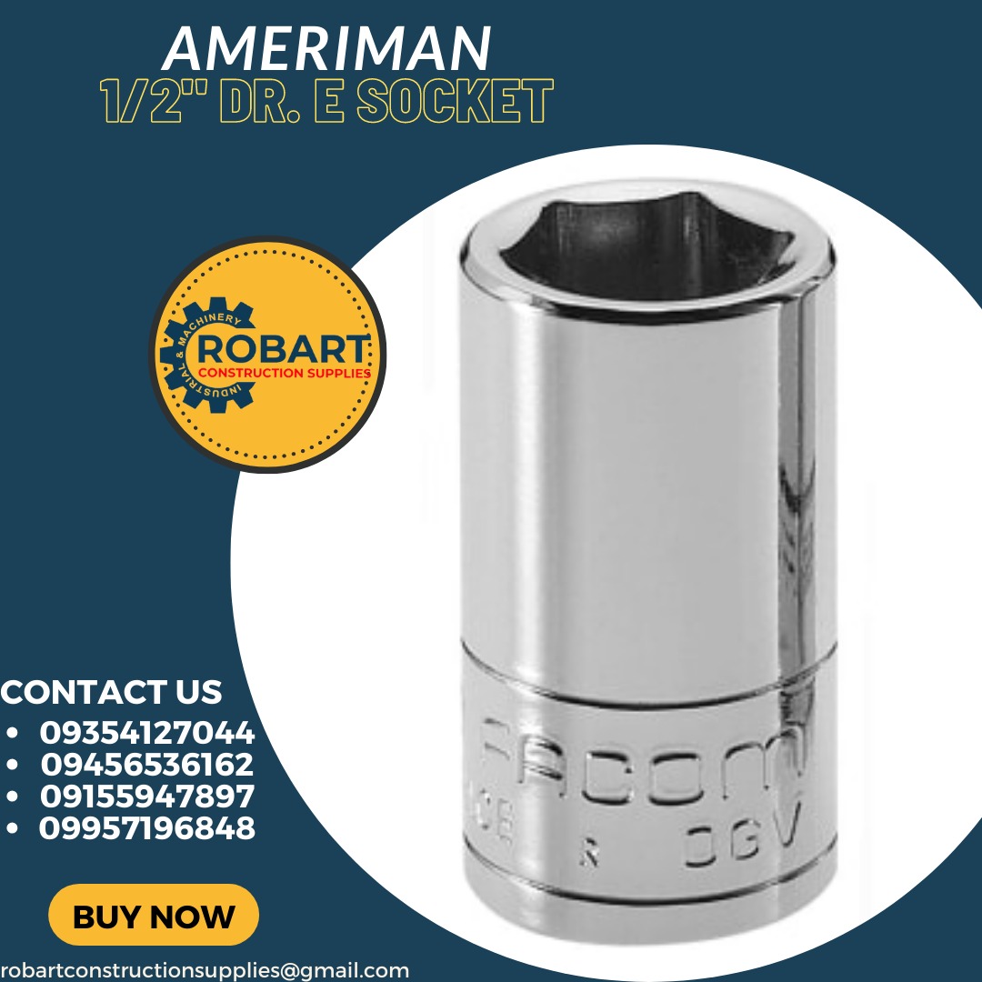 1/2"DR. E SOCKET, Commercial & Industrial, Construction Tools ...