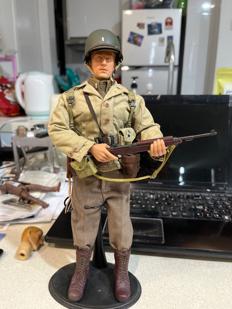 1/6 US Army WW2 Lieutenant NW Europe 1944 loose, Hobbies & Toys, Toys ...
