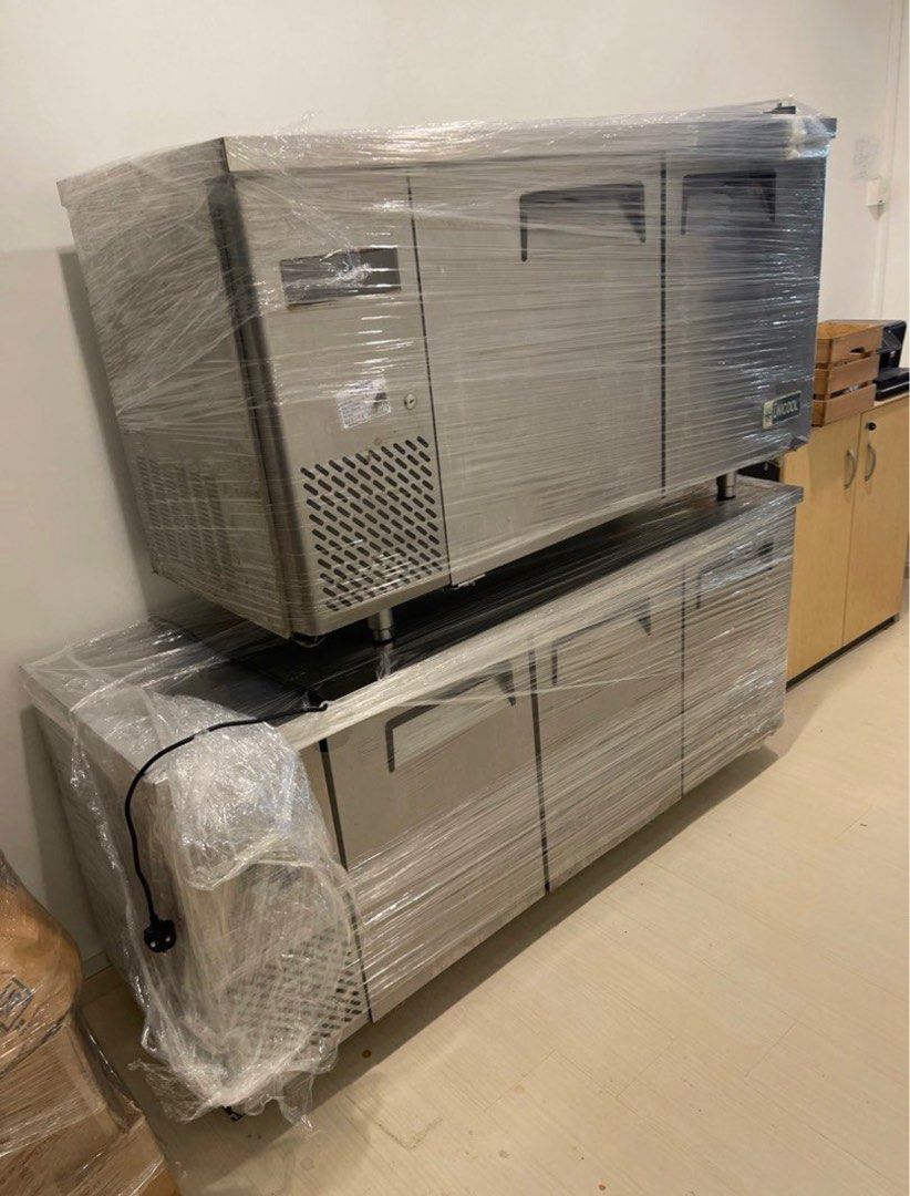 1.8m counter top chiller and 1.5m counter top freezer, TV & Home ...