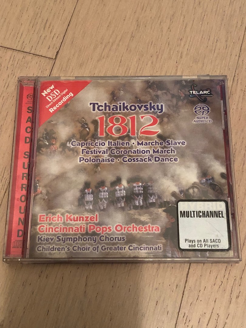 24K金碟版Tchaikovsky 1812 overture SACD, 興趣及遊戲, 音樂、樂器 & 配件, 音樂與媒體 - CD 及 ...