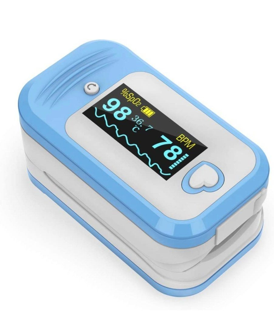(3957) Pulse Oximeter, MED LINKET AM801 5 in 1 Oxygen Saturation ...