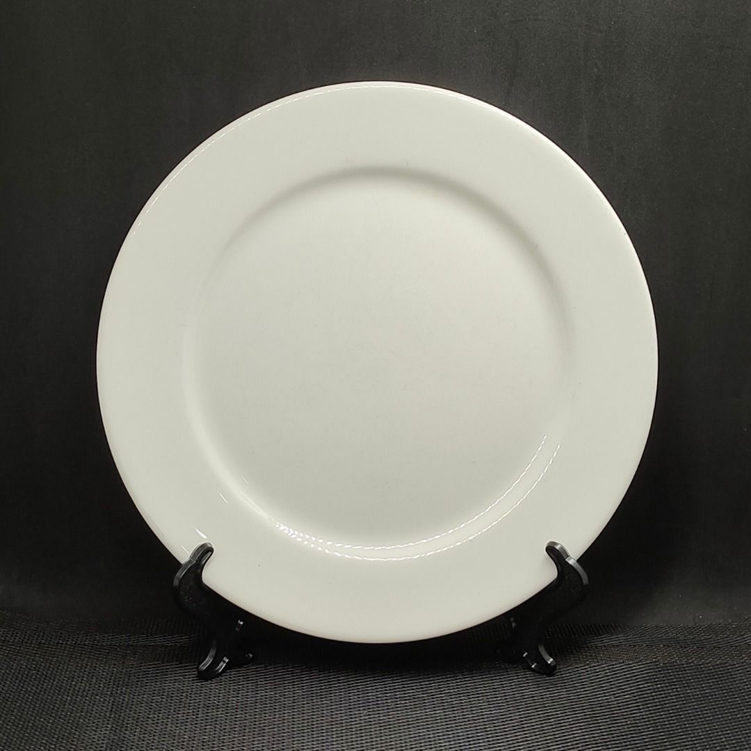 3pcs Dudson Finest Vetrified Stoke-On-Trent, England Plain White Plate ...