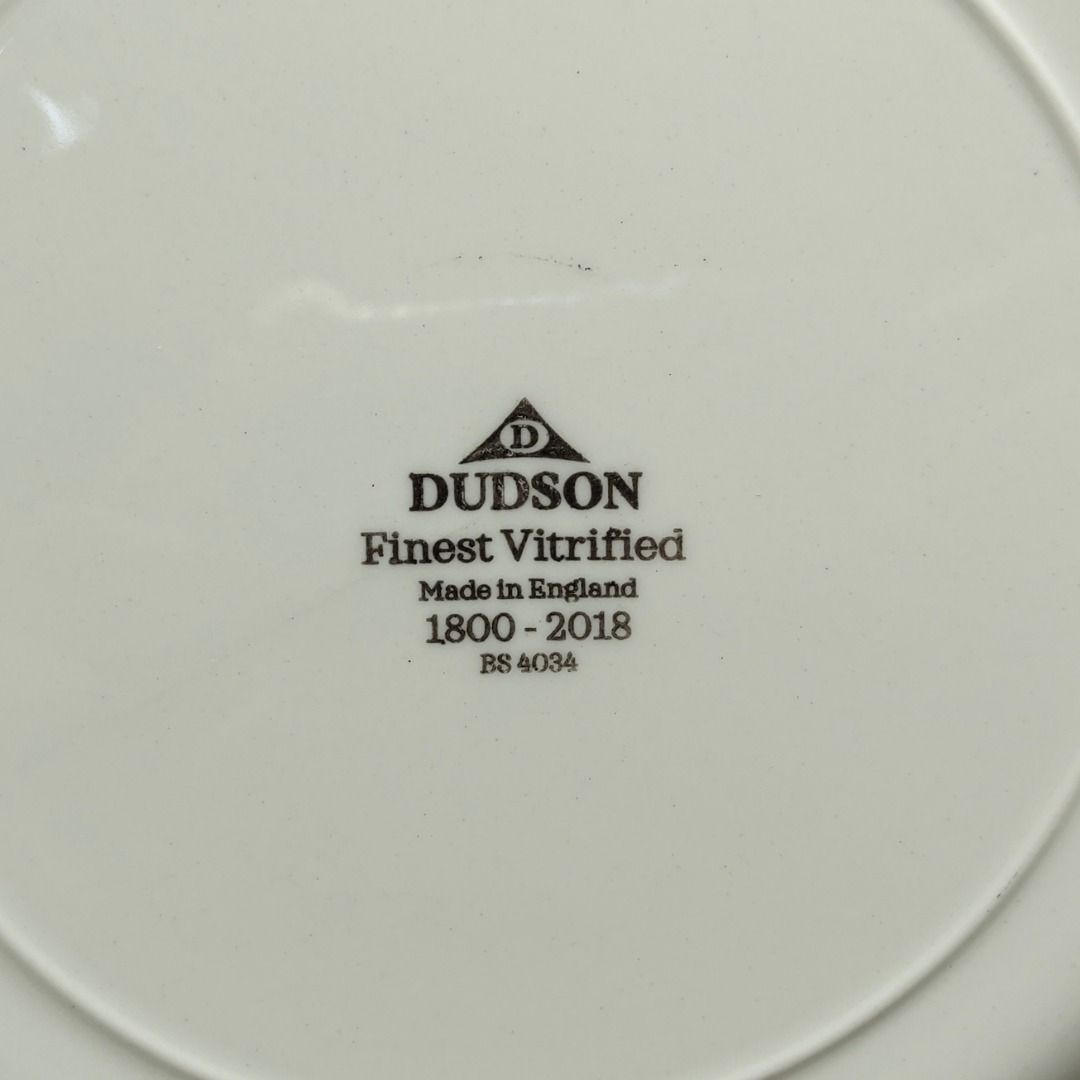 3pcs Dudson Finest Vetrified Stoke-On-Trent, England Plain White Plate ...