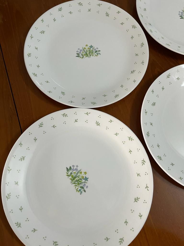4 Large White Plates, Furniture & Home Living, Kitchenware & Tableware ...