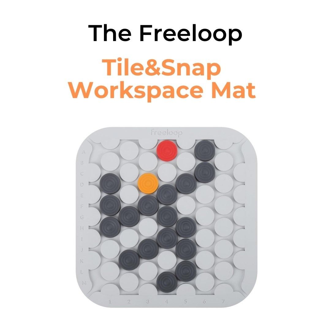 50 TILES FREELOOP Desk Pad Design Your Own DIY with Pop On Tiles ...