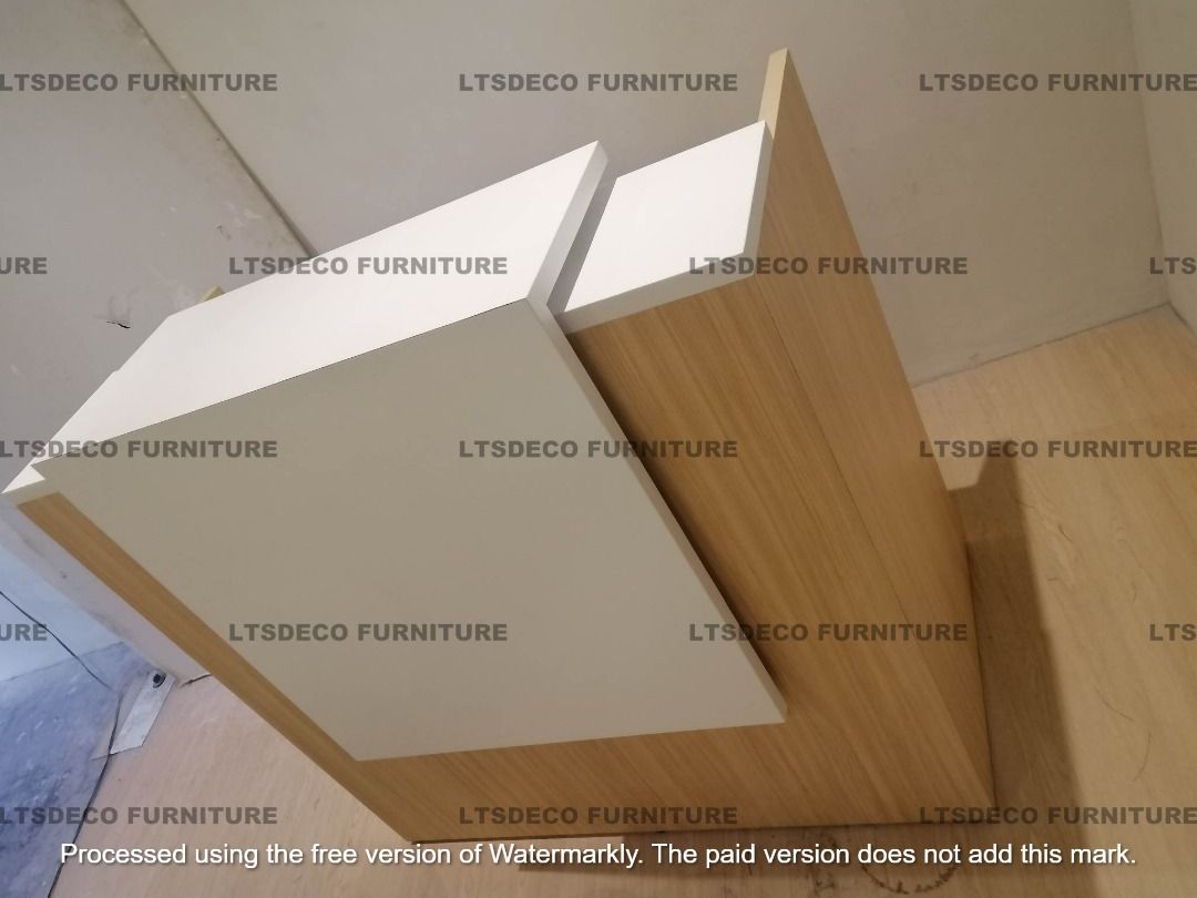 READY MADE RECEPTION COUNTER TOP TABLE OFFICE FURNITURE on Carousell