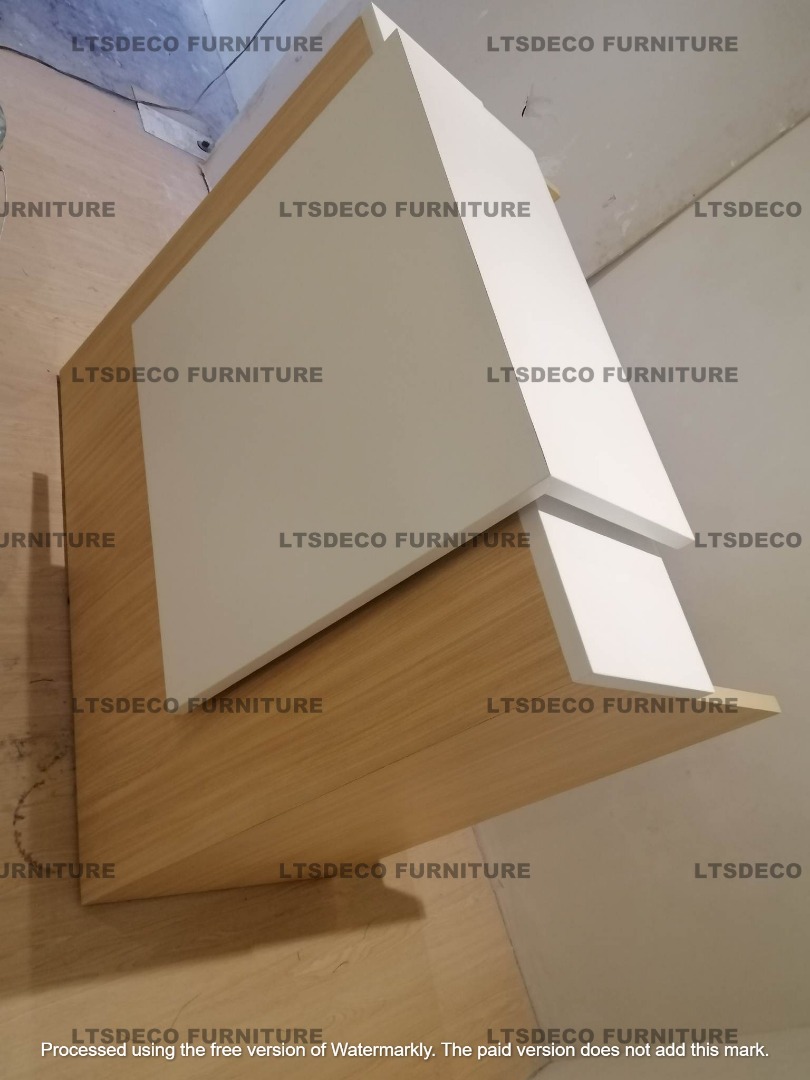 READY MADE RECEPTION COUNTER TOP TABLE OFFICE FURNITURE on Carousell