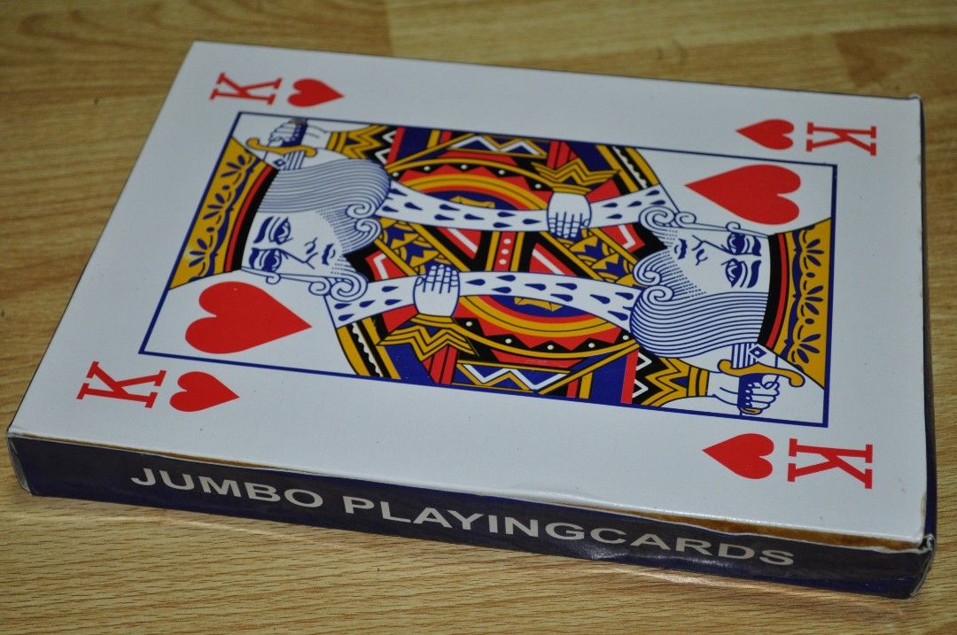 A3 Playing cards, Hobbies & Toys, Toys & Games on Carousell