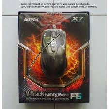 A4TECH X7 V Track Gaming Mouse F3 7 Programmable Buttons Rubber Side ...