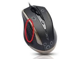 A4TECH X7 V Track Gaming Mouse F3 7 Programmable Buttons Rubber Side ...