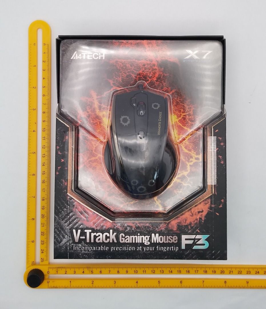 A4TECH X7 V Track Gaming Mouse F3 7 Programmable Buttons Rubber Side ...