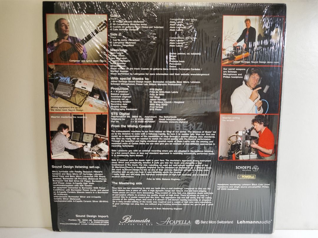 Alain Labrie - Sound Design One (Hi-Fi demo disc), Hobbies & Toys ...