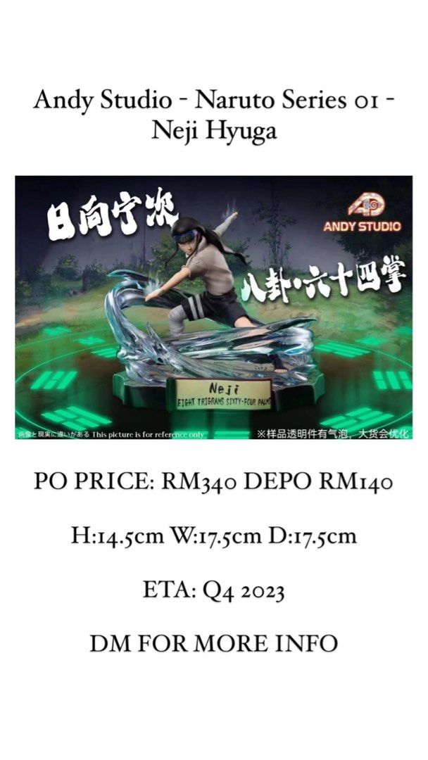 Andy Studio - Neji Hyuga, Hobbies & Toys, Toys & Games on Carousell