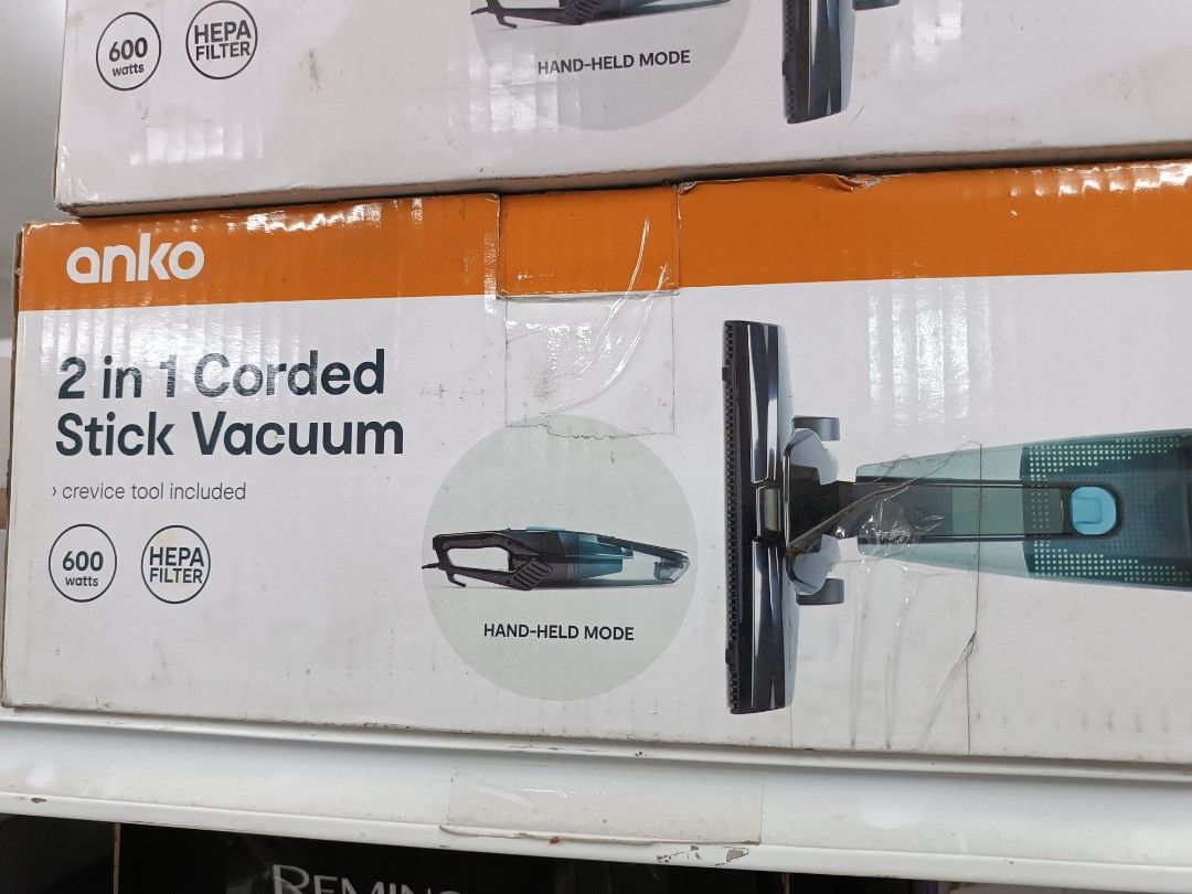 Anko 2in1 Corded Stick Vacuum, Furniture & Home Living, Cleaning ...