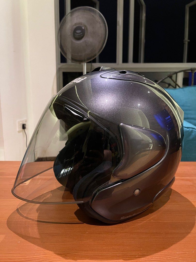 Sunday special Arai ram 3 gunmetal grey, Motorcycles, Motorcycle ...