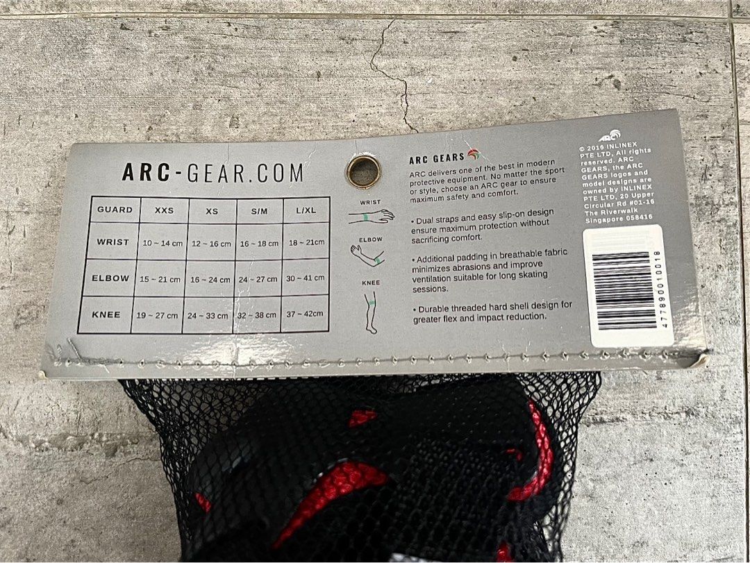 Arc Gear Kids Protective Gear for Wrist, Elbow, and Knee, Sports ...