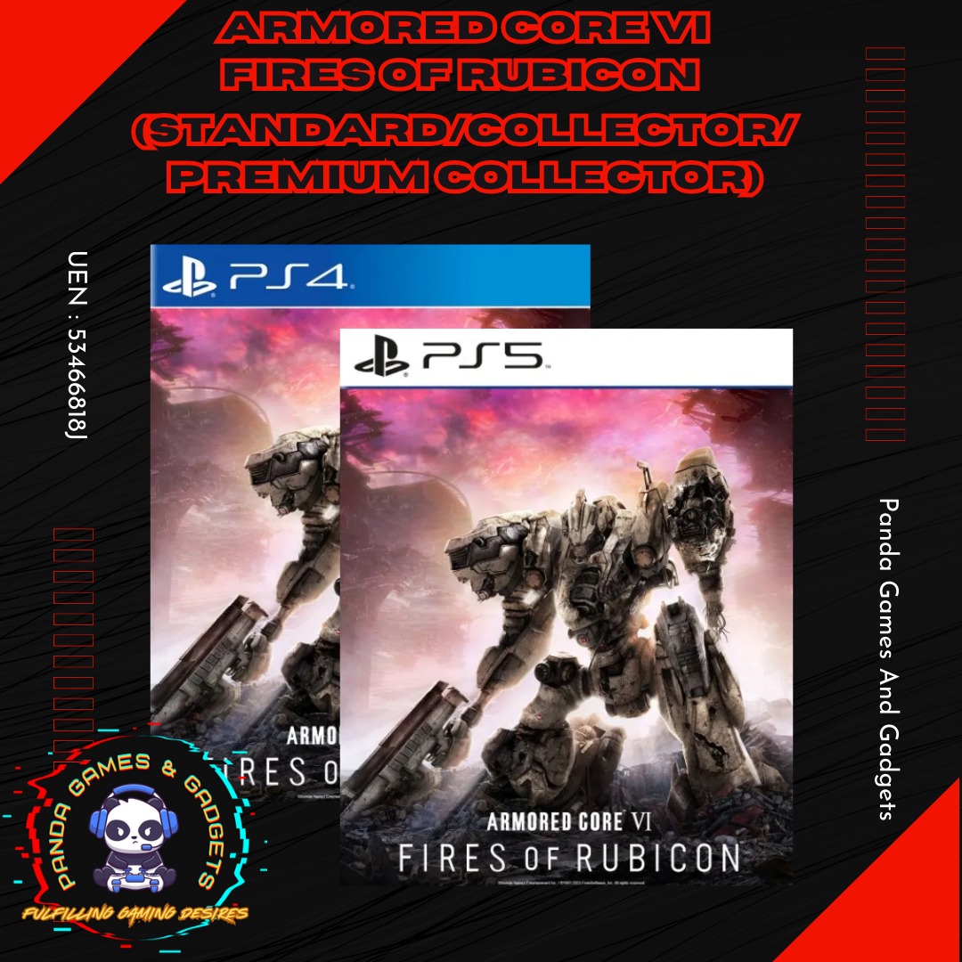 Armored Core VI Fires of Rubicon (Standard/Collector/Premium Collector), Video Gaming, Video ...