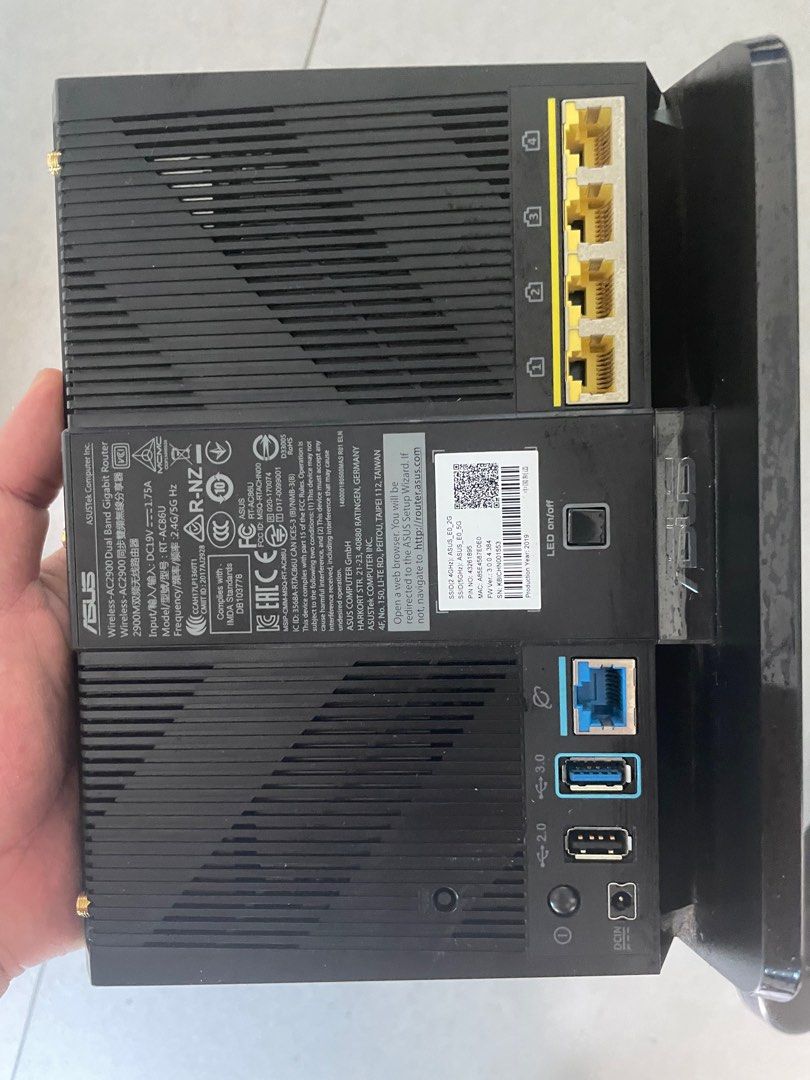 ASUS RT-AC86U, Computers & Tech, Parts & Accessories, Networking on ...